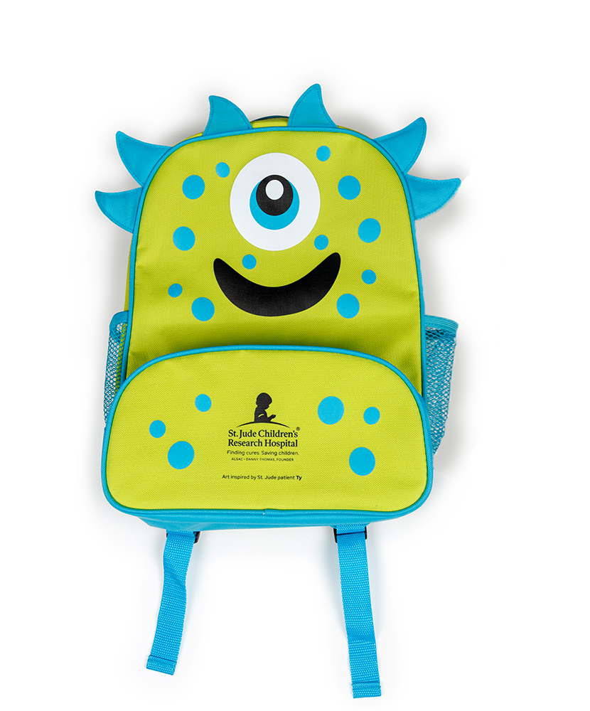 St. Jude Alien Nylon Backpack - Patient Art Inspired - St. Jude Gift Shop