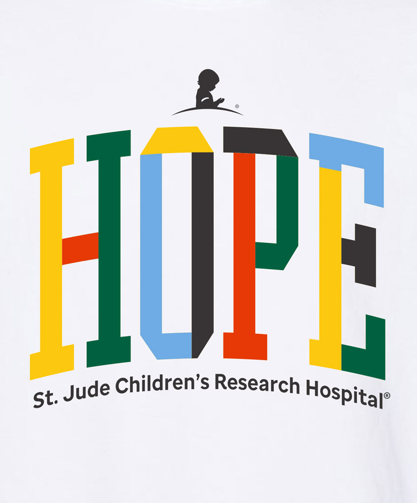 Geometric Hope Comfort Colors Garment Dyed Sweatshirt - St. Jude Gift Shop