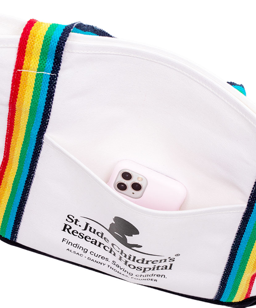 Rainbow Handle Tote Bag - St. Jude Gift Shop