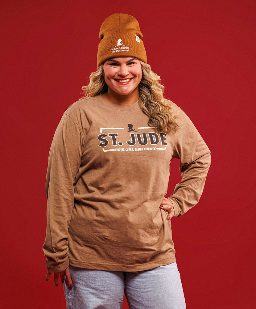 St. Jude Box Design Long Sleeve T-Shirt - St. Jude Gift Shop
