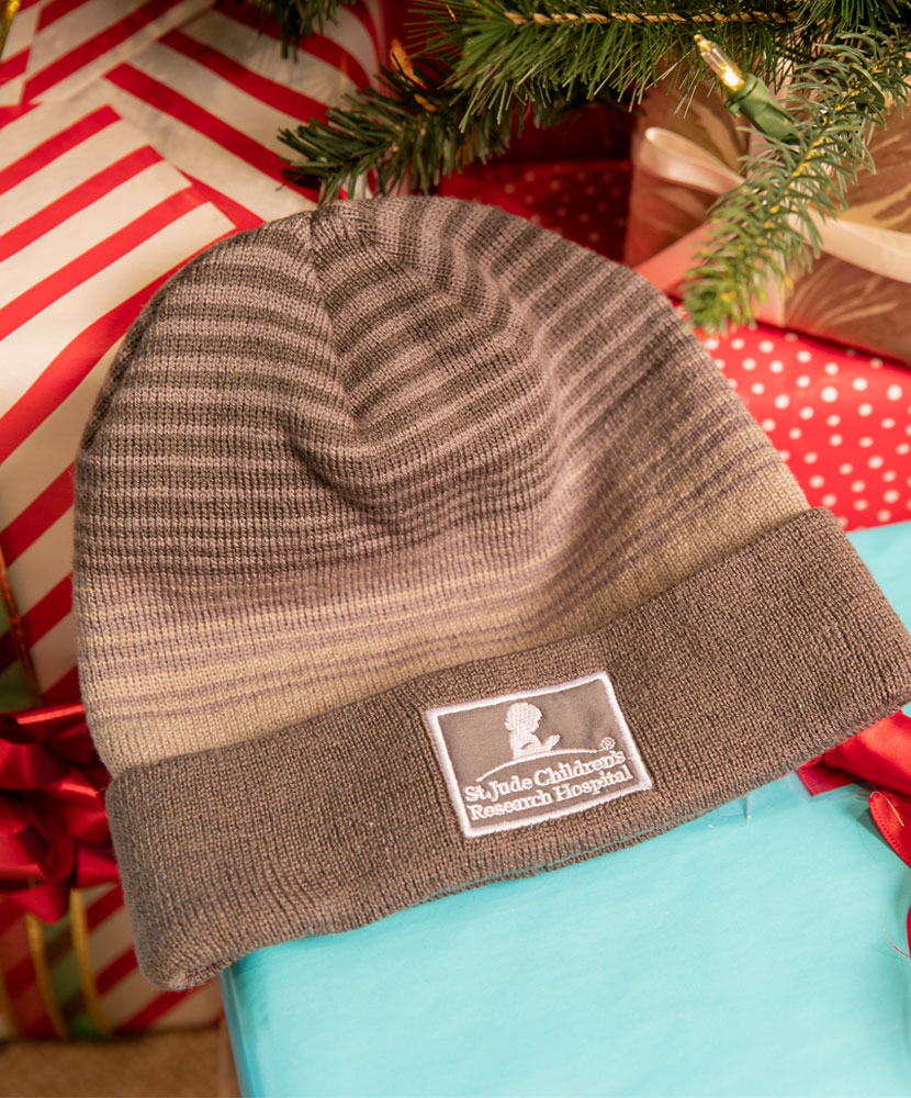 Striped Cuffed Beanie - St. Jude Gift Shop