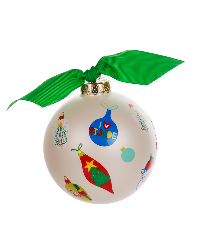 Happy Holidays St. Jude Coton Colors Ornament - St. Jude Gift Shop