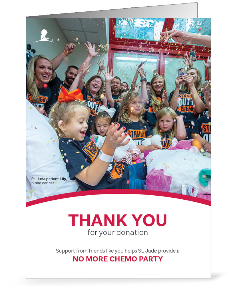 No More Chemo Party Donation – St Jude Gift Shop - St. Jude Gift Shop