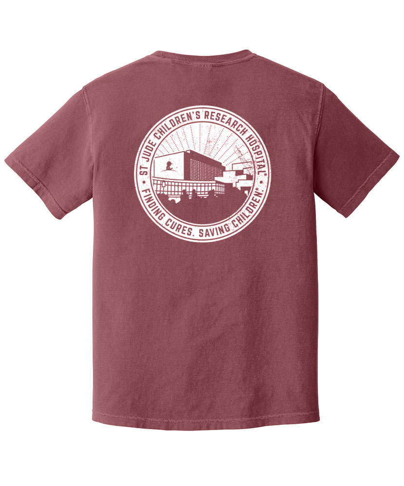 St. Jude Classic Campus Comfort Colors T-Shirt - St. Jude Gift Shop