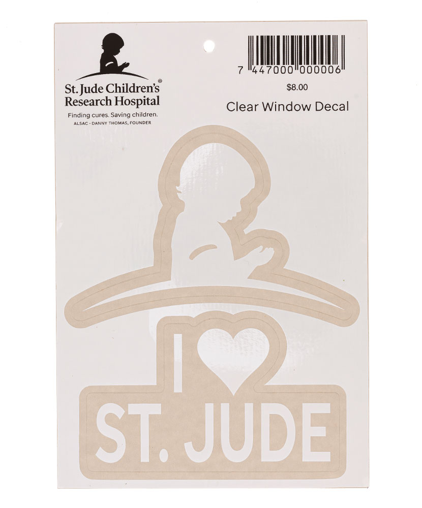 St. Jude Window Decals - 2 count - St. Jude Gift Shop